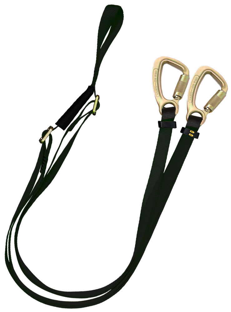 Dual Leg Safety Lanyard: 346B - AdrenalinGearUSA